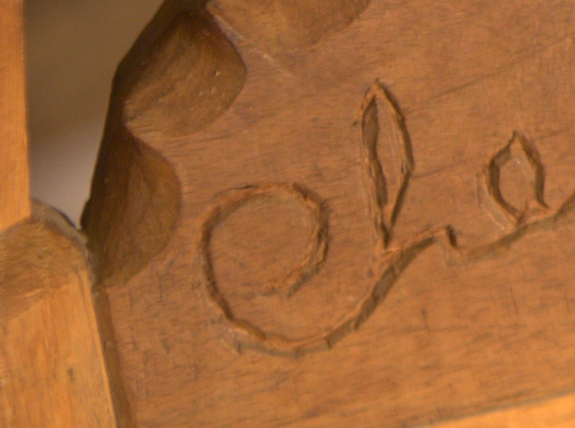 Chester Cornett: Retracing the methods of his cursive letter carving ...