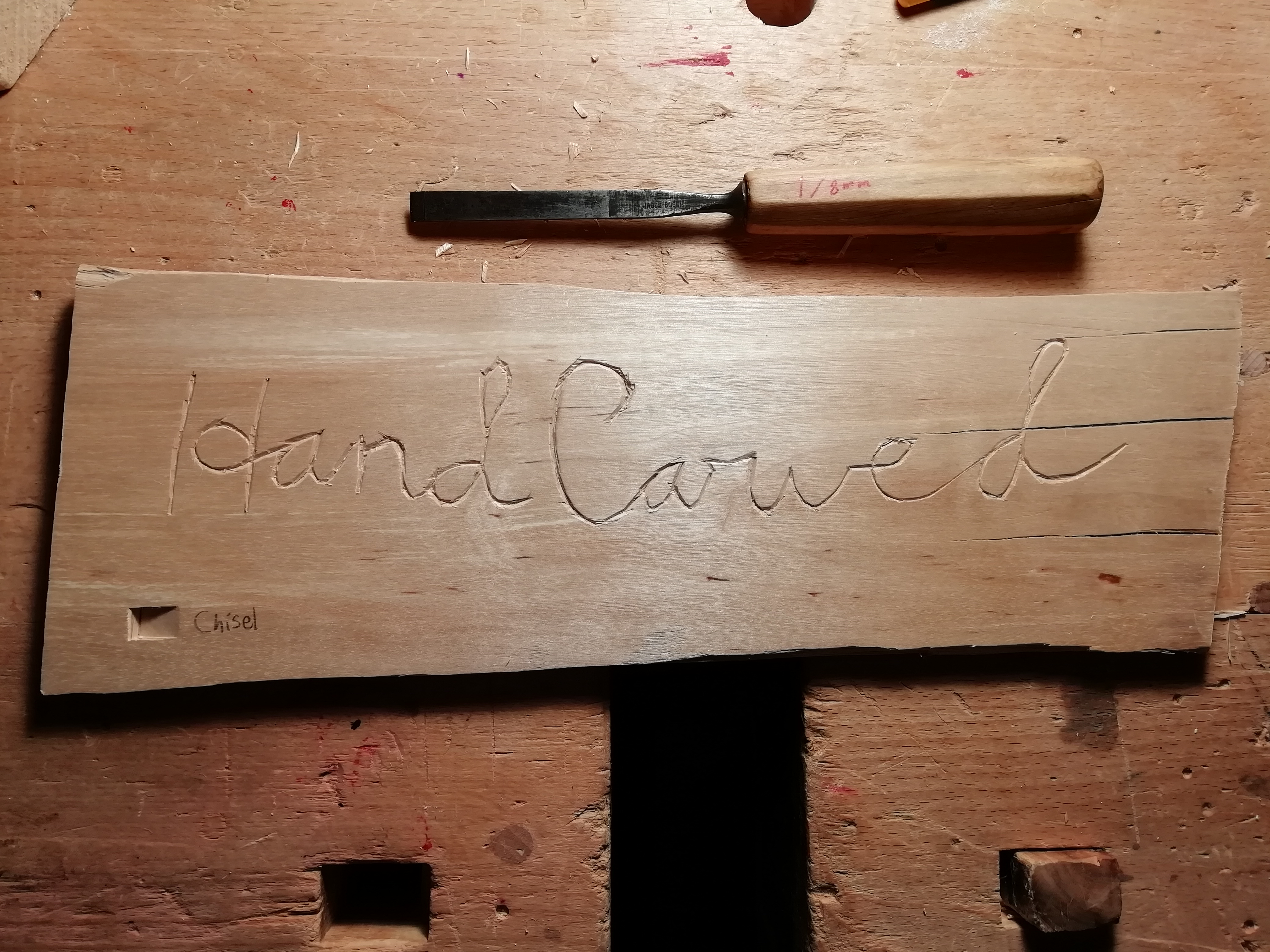 Chester Cornett: Retracing the methods of his cursive letter carving ...